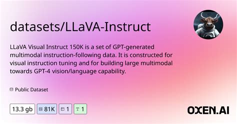 manage access datasets llava instruct