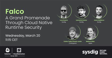 sysdig on linkedin kubecon opensource cloudnative