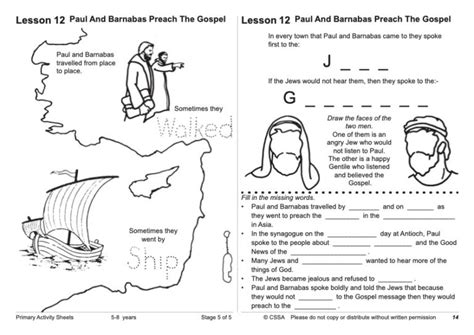 Paul And Barnabas In Lystra Coloring Page 2025