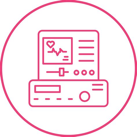 Electrocardiogram Vector Icon 20257568 Vector Art At Vecteezy