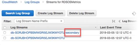 使用 Cloudwatch Logs 檢視作業系統指標 Amazon Relational Database Service