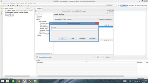 Creating A New Tiva Project In Code Composer Studio 8 Steps