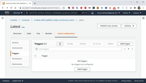 Aws Alexa Smart Home Skill Create Lambda And Manage Security 3