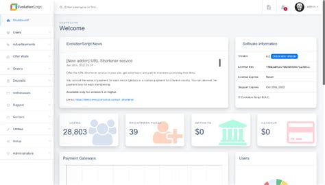 Demo Evolutionscript
