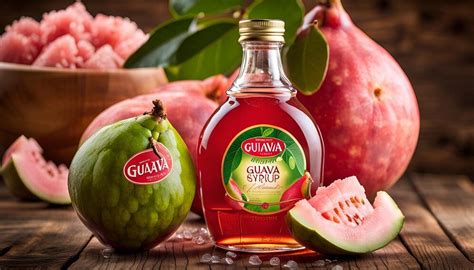 Guava Syrup Premium Ai Generated Image