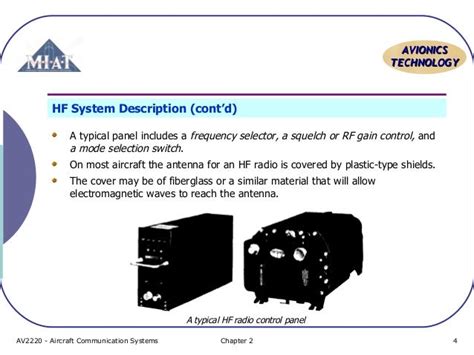 aircraft communication topic 4 hf communication system