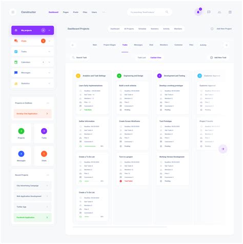 Project Dashboard Dashboard Template Ui Design Design Ideas Project Management Templates