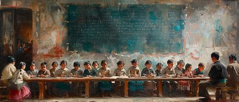 Mexican Students Collaborating In Classroom Premium Ai Generated Image