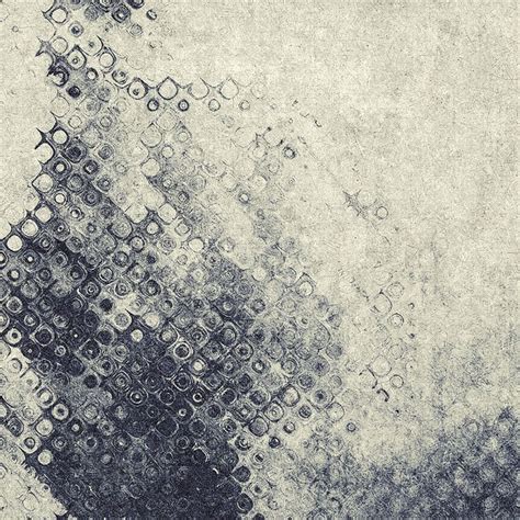 Abstract Wall Mural With Spot Tile Pattern