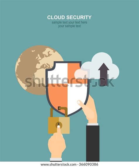 Online Safety Data Protection Secure Connection Stock Vector Royalty