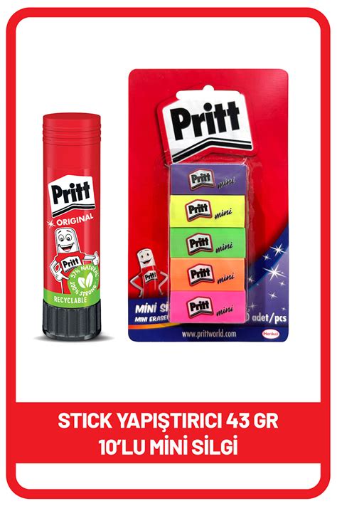 Pritt Stick 43 Gr Shrink Pritt Mini Silgi 10lu Blister Fiyatları Ve Modelleri Pazarama