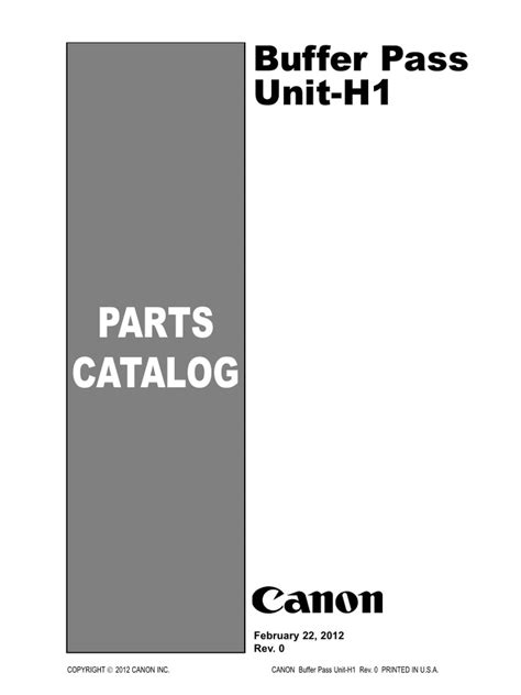Buffer Pass Unit H1 Pc Rev0 022212 Pdf Screw Nut Hardware
