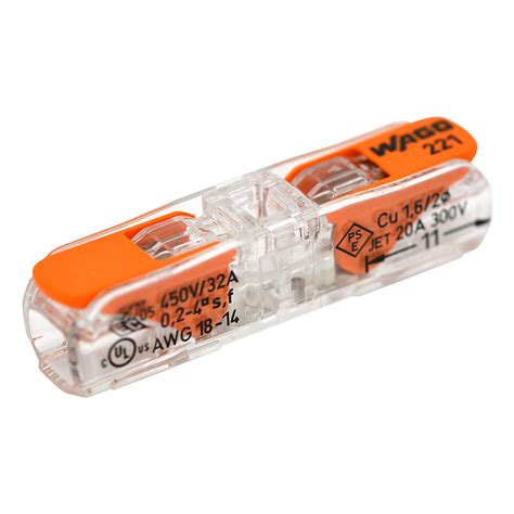 Wago Verbindungsklemme 221-2411 - 2-polig | innovatek Webshop