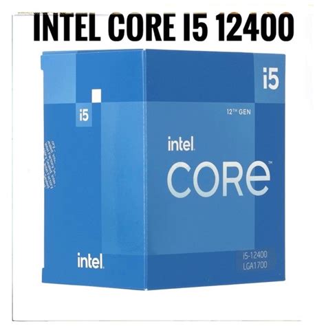 CPU INTEL CORE I5-12400 GEN 12 | Shopee Thailand