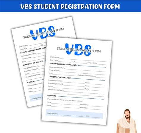 Vbs Registration Form Printable Printable Tax Form