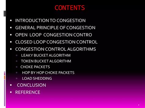 congestion on computer network pptx computer networking computing