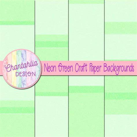 Free Digital Papers Featuring Neon Green Craft Paper Backgrounds Designs