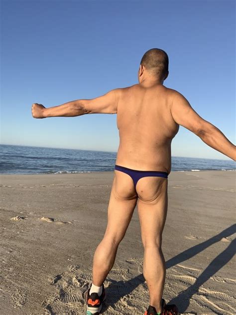 Foto De At The Beach In Cherry Grove Wearing My Blue Calvin Klein Thong