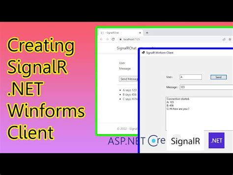 Creating Signalr Net Winforms Client Youtube