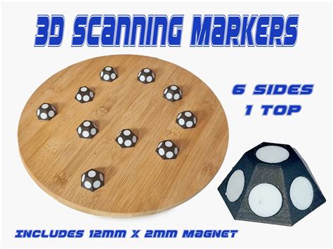 7 Sided Magnetic Scan Marker For Creality Scanners By 3d Printcreator Makerworld