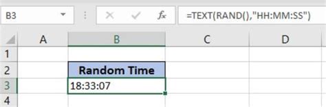 Here Is How To Create A Random Time Generator In Excel Excelchat