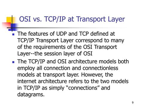 PPT OSI Vs TCP IP Compare The Protocol Layers Of The OSI And TCP IP Model PowerPoint