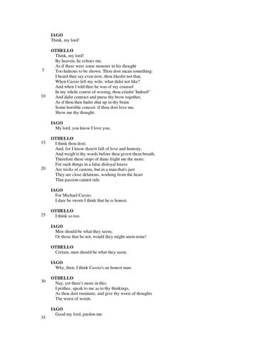 Aqa A Level English Literature New Specification Othello Revision