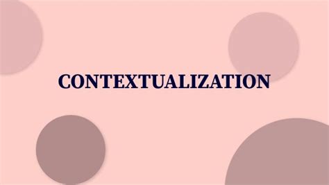 Contextualization Genially