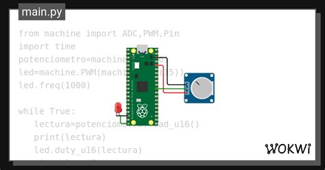 Led Con Potenciometro Wokwi Esp32 Stm32 Arduino Simulator