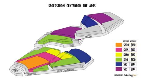 Segerstrom Concert Hall Seating Chart