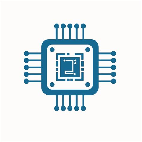 Premium Vector Microelectronics Optoelectronics Icon Vector Illustration