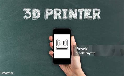 스마트폰 화면에 3d 프린터 개념 3차원 인쇄에 대한 스톡 사진 및 기타 이미지 3차원 인쇄 3차원 형태 결정 Istock