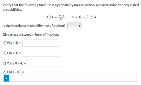 Solved Verify That The Following Function Is A Probability Chegg Com