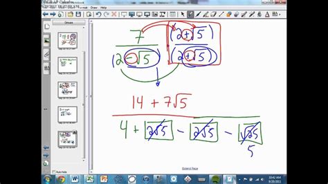 September 20 Rationalizing Binomial Denominators Youtube
