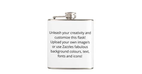 create your own custom design flask zazzle