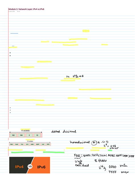 Network Layer Ipv4 Vs Ipv6 1 Pdf Internet Protocols I Pv6