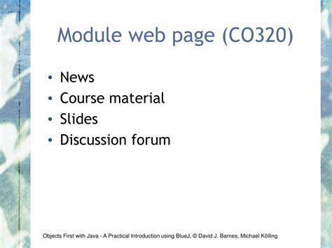 Ppt Co320 Introduction To Object Oriented Programming Powerpoint
