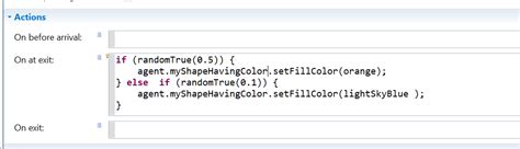 Java Generating Agents Of Same Type With Different Colors By Uniform Distribution Anylogic