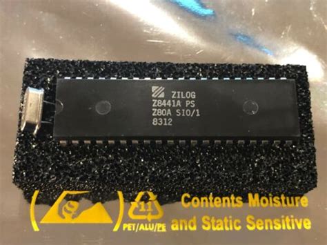 Zilog Z80a Z8441aps Serial Io Input Output 4mhz Xtal New Vintage Nos