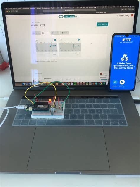 Mkr1000 Arduino Iot Cloud Iftt Phone Call 16 Steps With Pictures