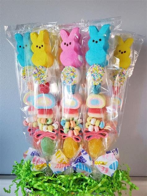Easter Peeps Candy Kabobs