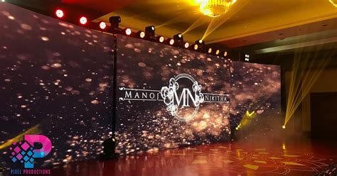 Led Backdrop In Chennai For Sangeet Custom