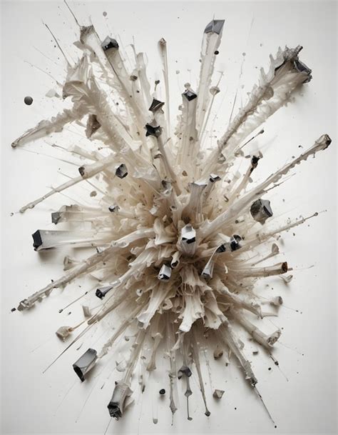 Analog Photograph Of Bacteria Crystals Under Microscope Premium Ai