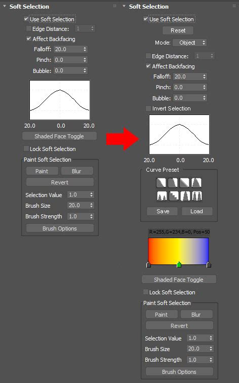 Improve Soft Selection Autodesk Community