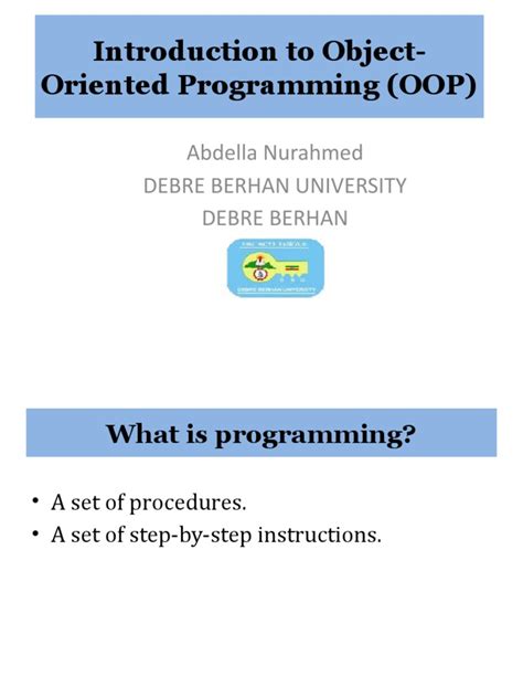 01 01 introduction to object oriented programming pdf java programming language object