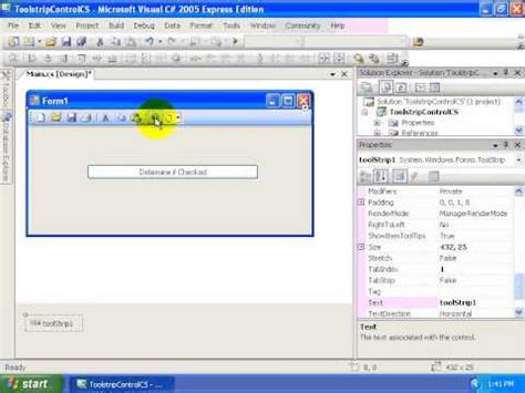 Toolstrip Control YouTube