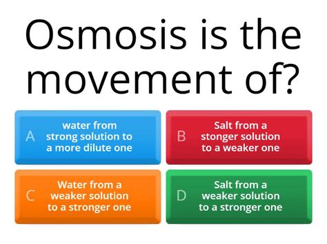 Osmosis Review Copy Quiz