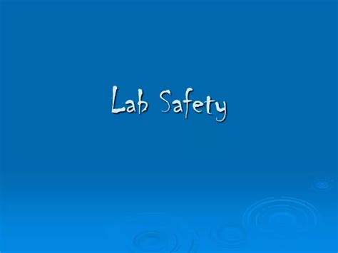PPT Lab Safety PowerPoint Presentation Free Download ID 2049494