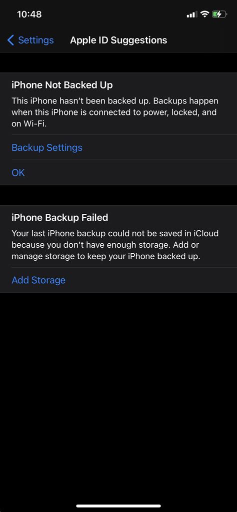 How Do I Get Rid Of Backup Errors Just Want To Backup Home Screen And List Of Apps No Need For