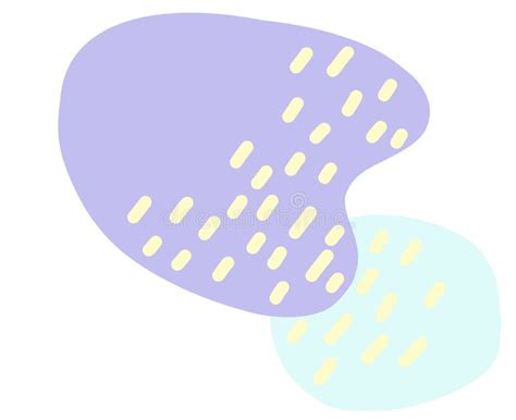 Soft Organic Shape Blob Pastel Form Elements For Decoration